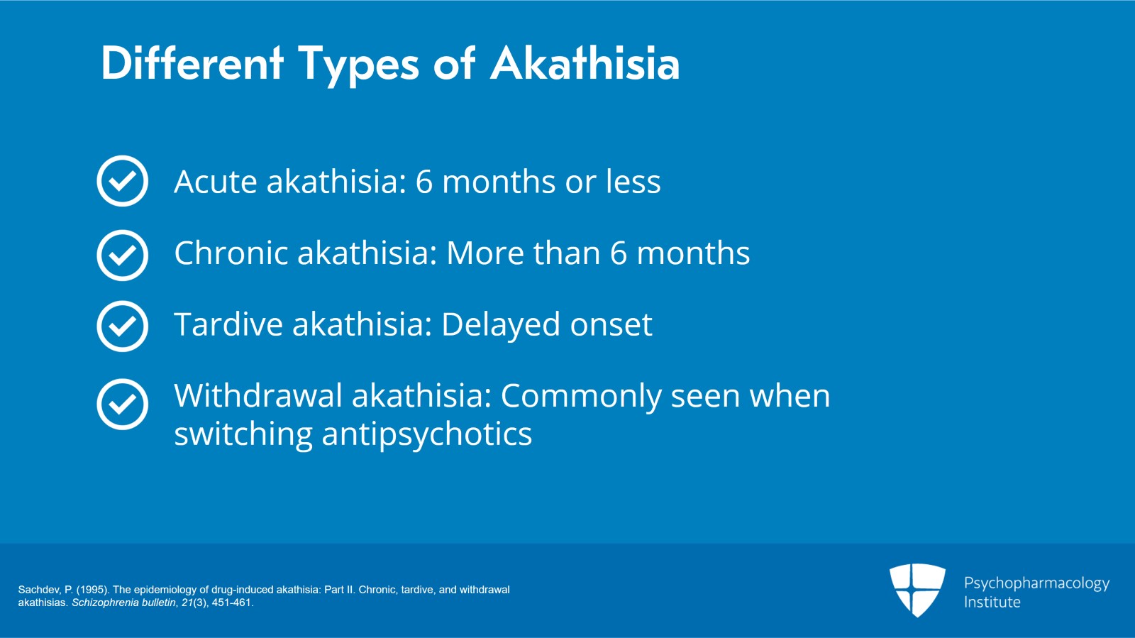 Akathisia: How to Diagnose and Manage? | Psychopharmacology Institute